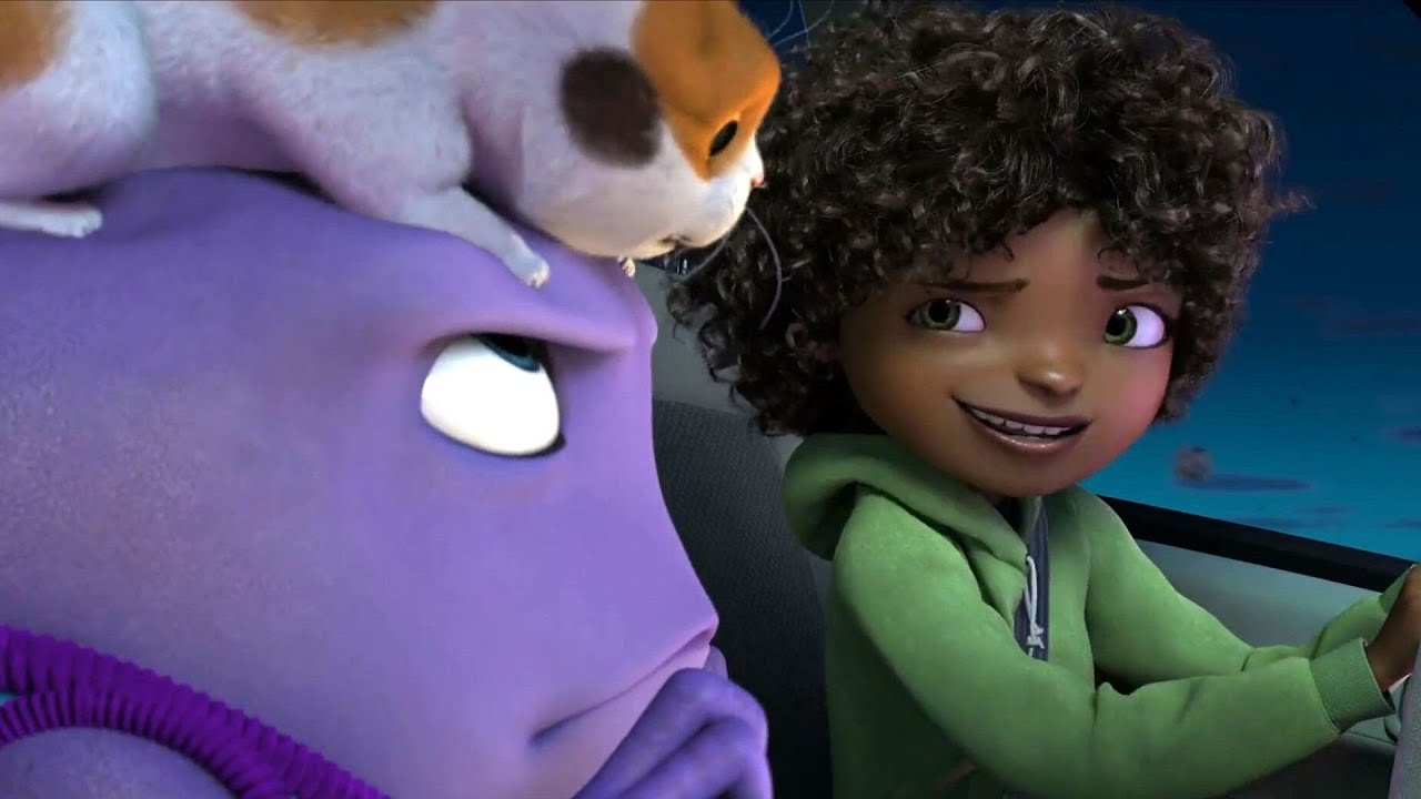 HOME (2015) "OH " turns the car into a flying craft named "Slushious ...