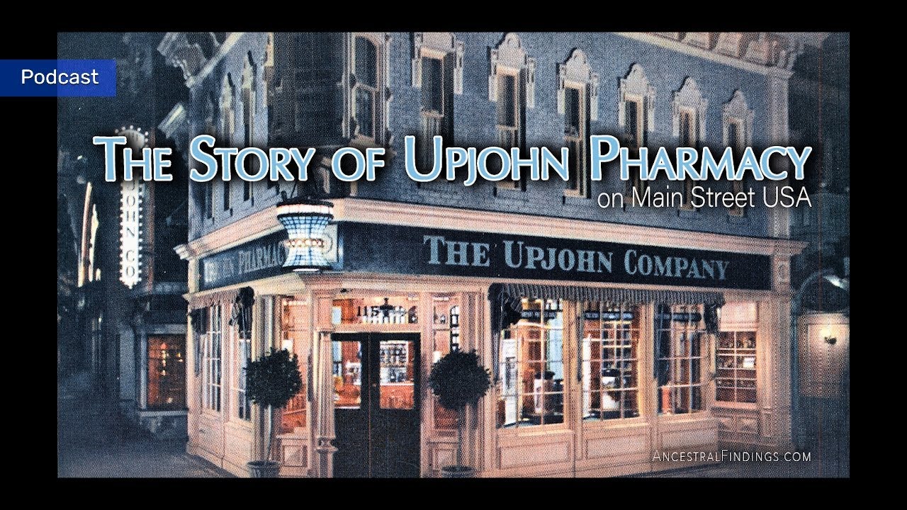 AF-775: The Story of Upjohn Pharmacy on Main Street USA at Disneyland ...