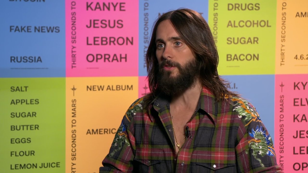 Jared Leto: 'Enough of the politics' - YouTube