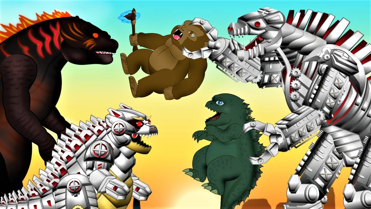 Baby Godzilla, Kong vs. Mecha Godzilla – Animation 4 - YouTube