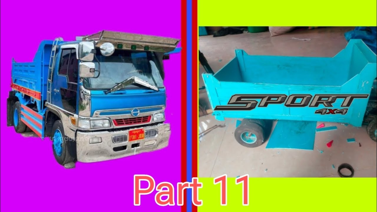 How to make Khmer Made 5-Ton PVC RC Truck Part 11. - YouTube
