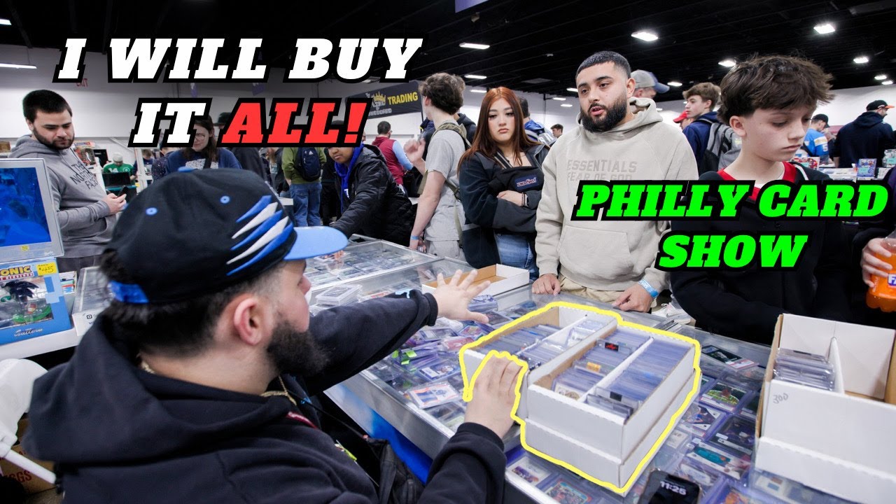WE BOUGHT IT ALL at the Philly Card Show ! - YouTube