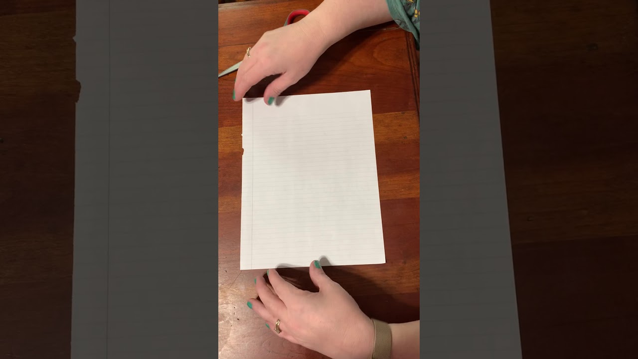 Make a Paper Square for Origami - YouTube