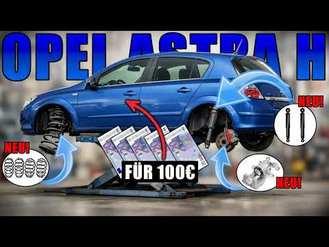 Opel Astra H für 100€! - Federn, Stoßdämpfer, Bremssättel, Koppelstangen - Alles Neu! 🤓 #car #diy