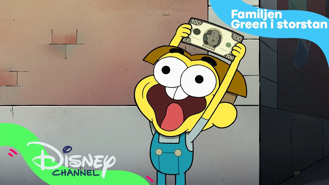 Cricket får en belöning | Familjen Green i Storstan | Disney Channel ...