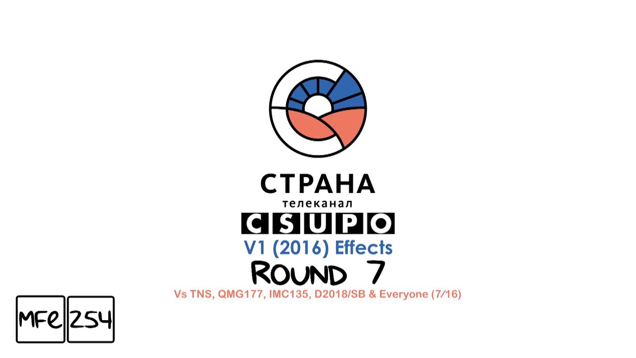 Telekanal Strana Csupo V1 (2016) Effects Round 7 Vs TNS, QMG177, IMC135 ...