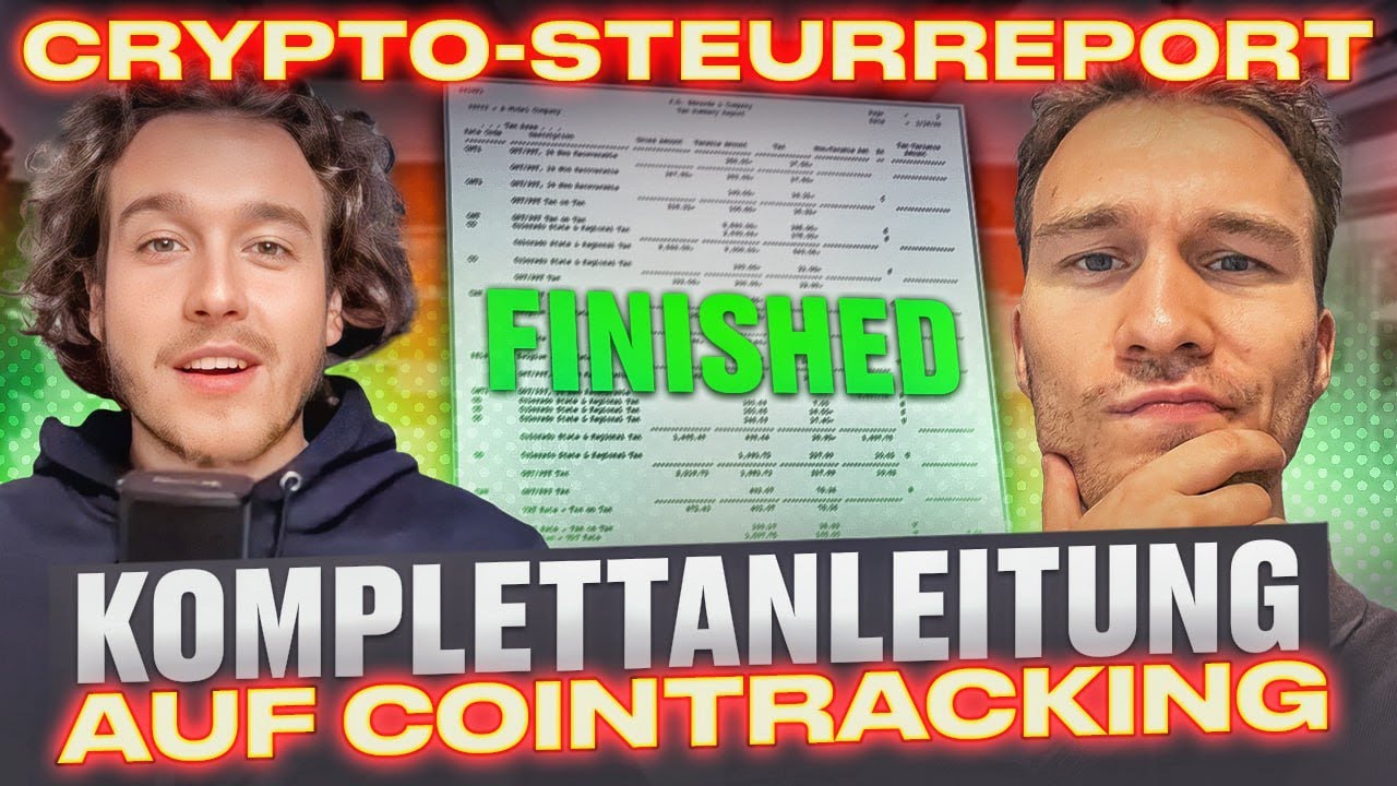 Crypto Steuerreport erstellen: Komplettanleitung auf Cointracking (mit dem Tax-Team) - YouTube