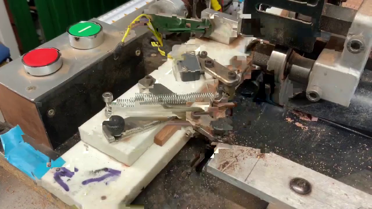 Automatic Kerf Cutting Machine - YouTube