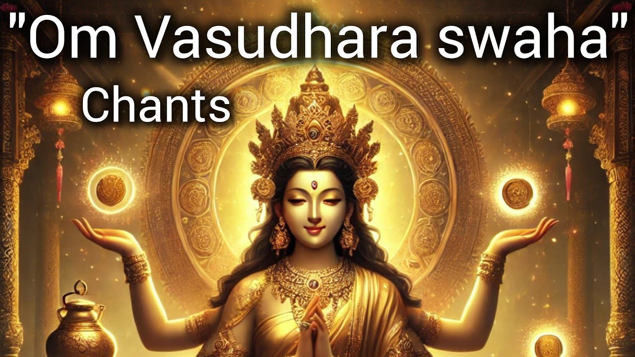 1 hour "Om vasudhare swaha" chant for attracting wealth, prosperity and ...