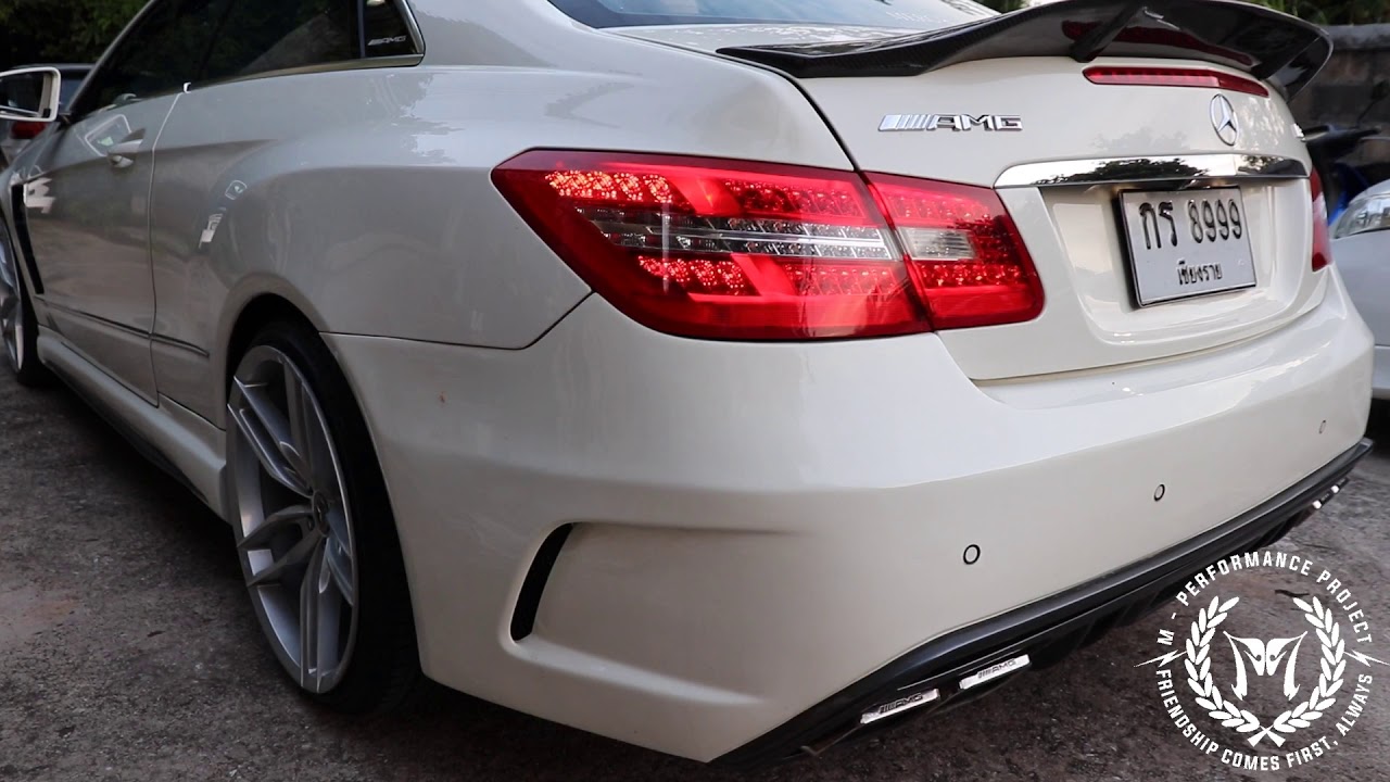 #E Coupe C207 - Exhaust sound Custom by Mr.M Thailand . - YouTube