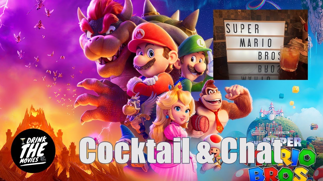 Peaches Cocktail, Mocktail & The Super Mario Bros. #cocktails #movies # ...