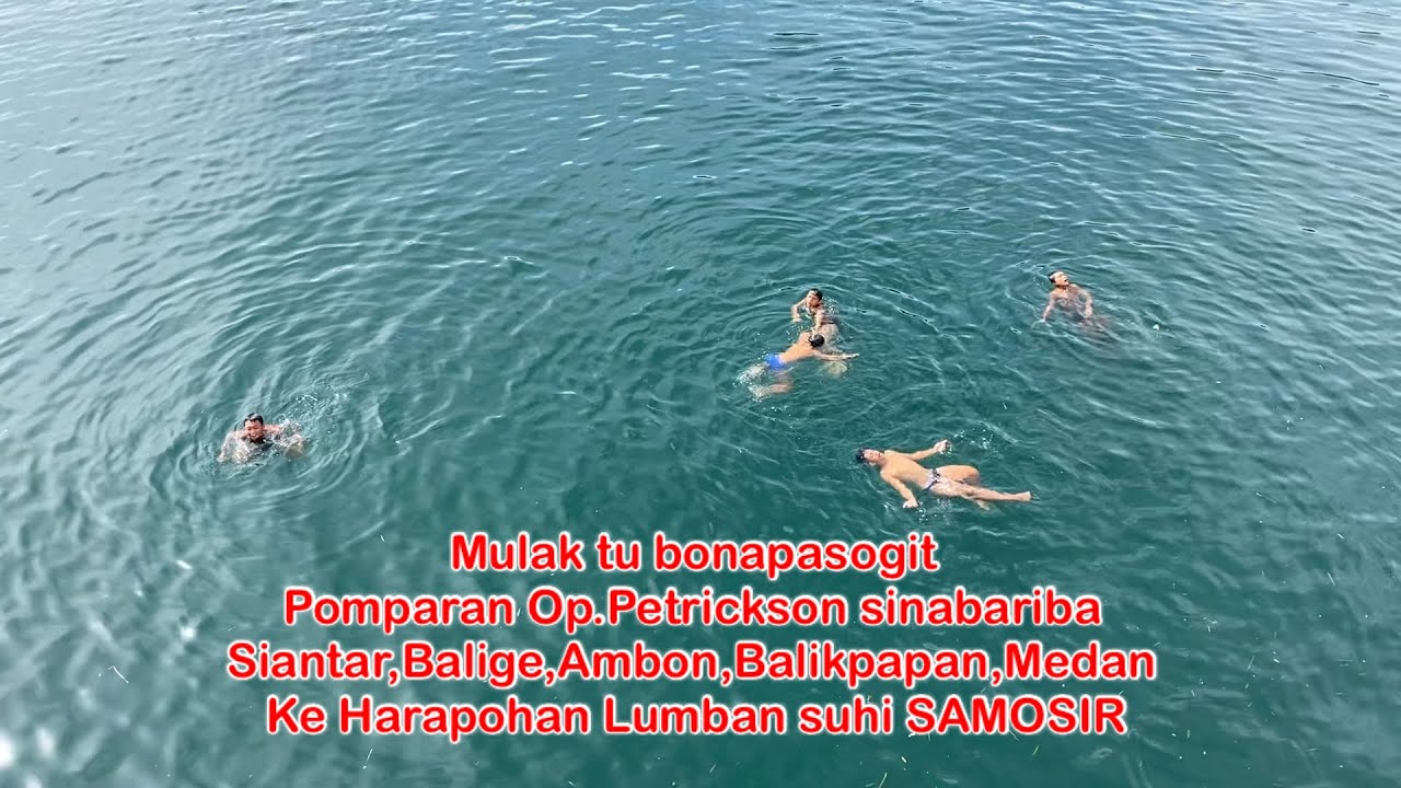 MULAK TU BONAPASOGIT HARAPOHAN SAMOSIR, MELIHAT ANAK DANAU TOBA ...