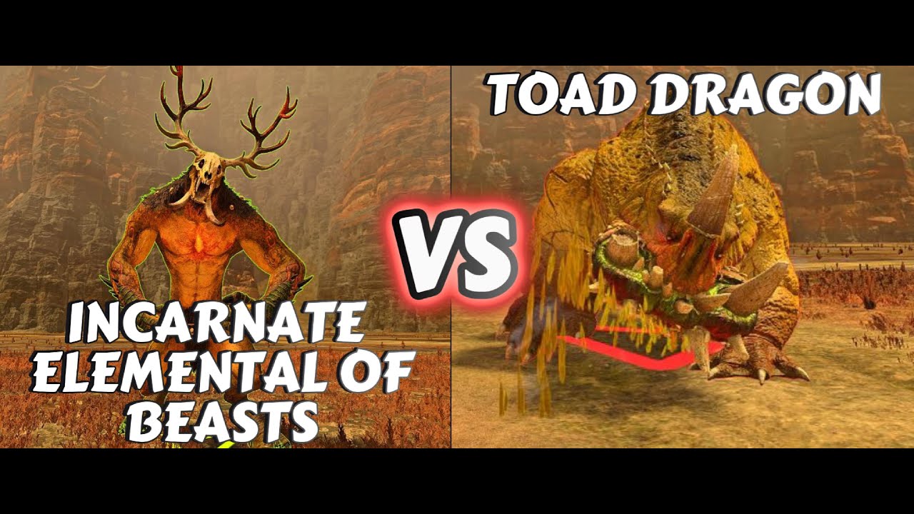 Who Will Win? Incarnate Elemental of Beasts or Toad Dragon in Warhammer ...