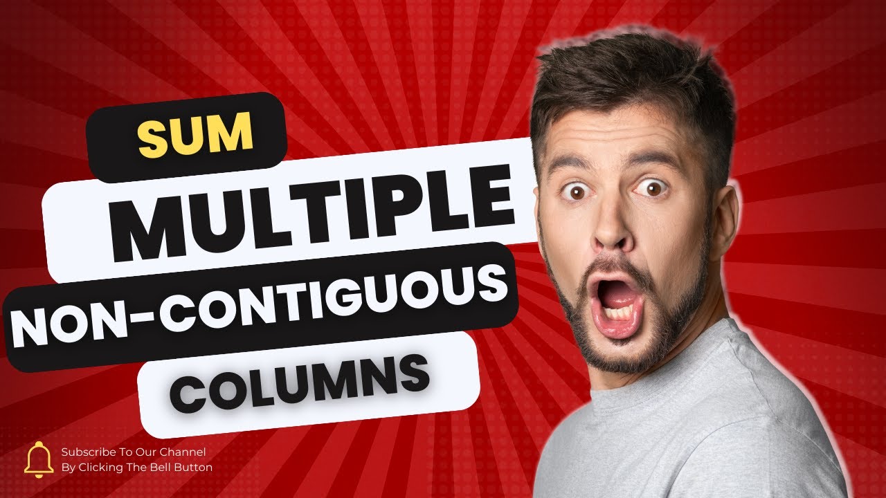 How To Sum Multiple Non contiguous Columns Using A Criteria YouTube How To Sum Multiple Non contiguous Columns Using A Criteria YouTube