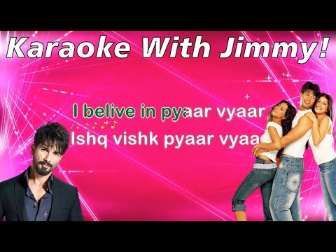 Mujhpe Har Haseena (Ishq Vishk Title Song) | Karaoke With Lyrics | Shahid Kapoor, Anu Malik