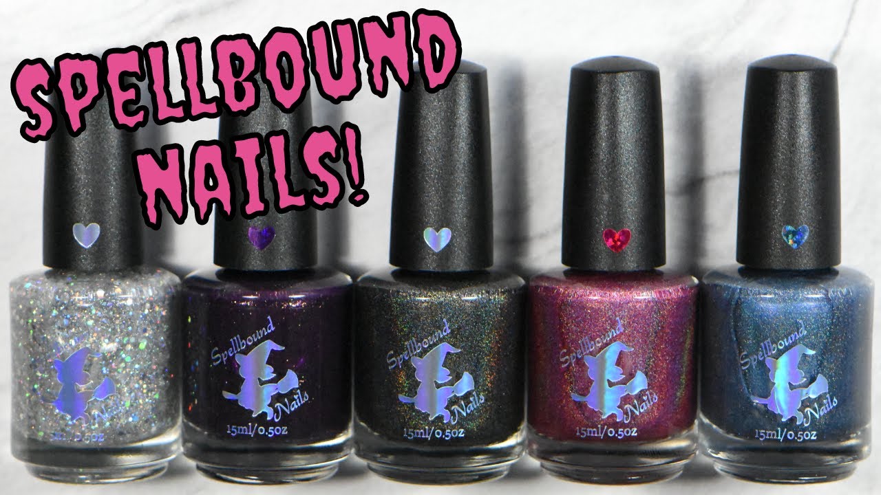 Spellbound Nails - Indie Nail Polish | Live Swatch & Review - YouTube
