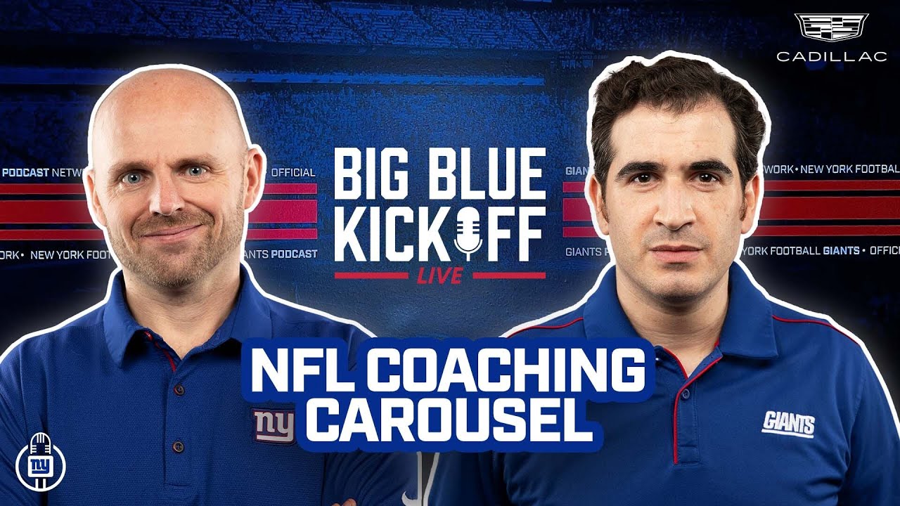 NFL Coaching Carousel | Big Blue Kickoff Live | New York Giants - YouTube