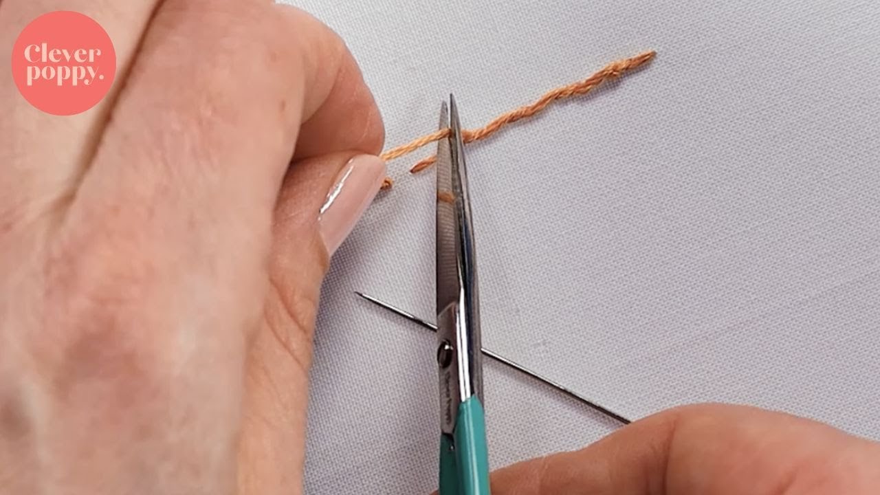 When to finish and restart your thread | Beginner Embroidery Techniques ...