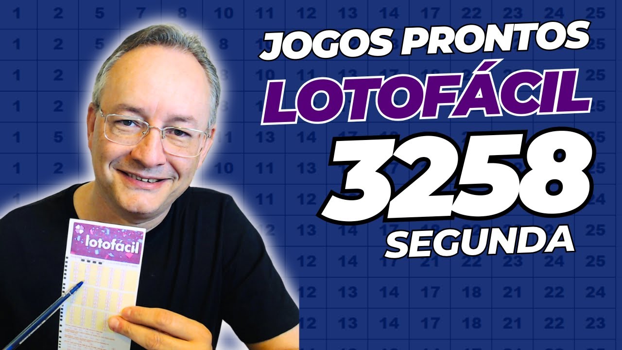 Jogos Prontos Lotofácil 3258 | É só Copiar Já esta Pronto - YouTube