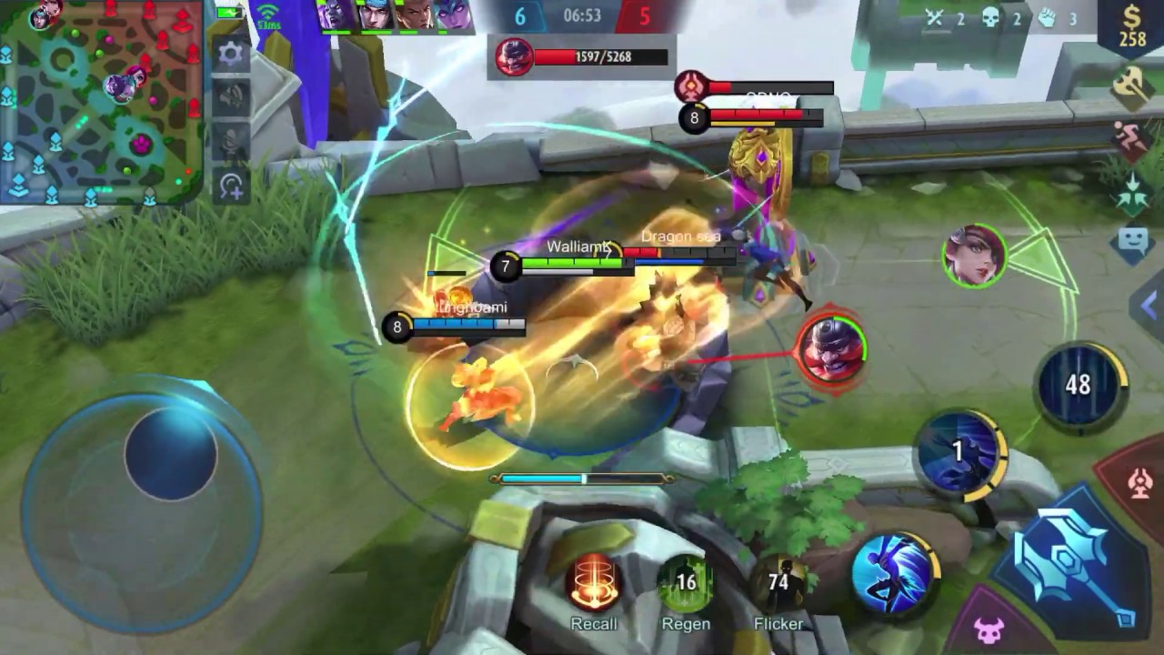 Mobile Legend version 2 UI/UX design and performance trail in iPhone 8 ...