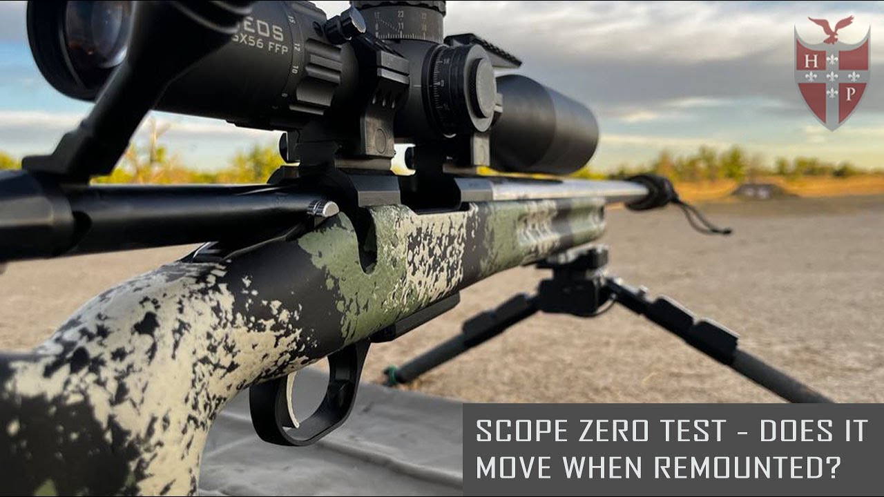 Scope Mounting Test - Does Your Zero Move when you Remount Your Scope ...