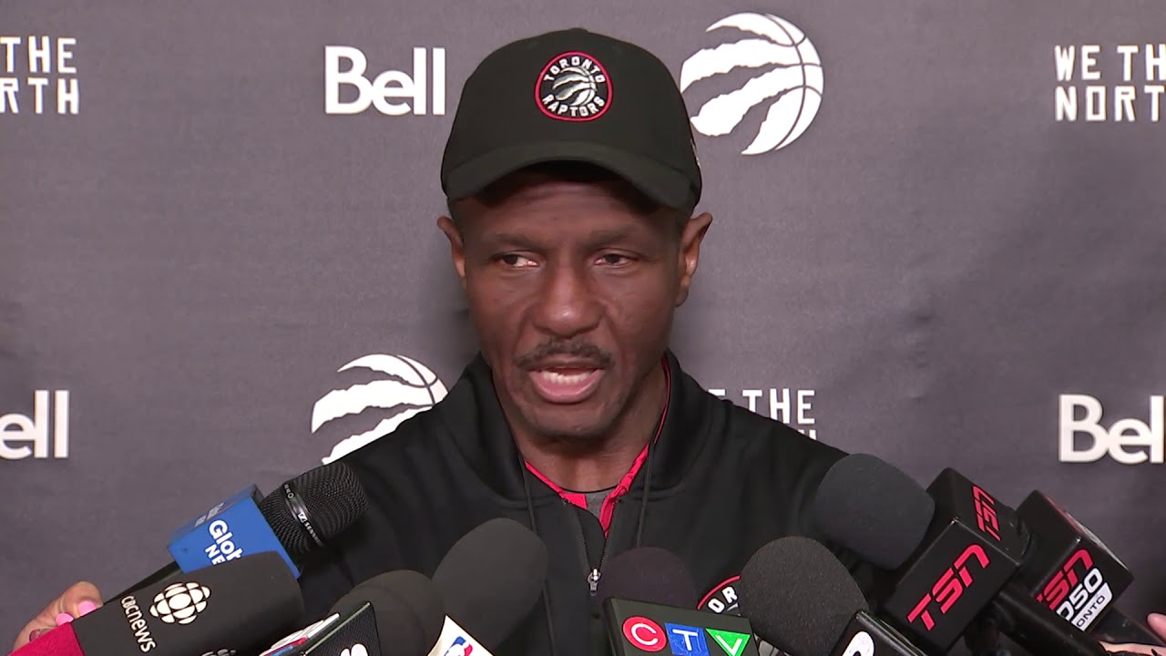 Raptors Shootaround: Dwane Casey - April 17, 2018 - YouTube