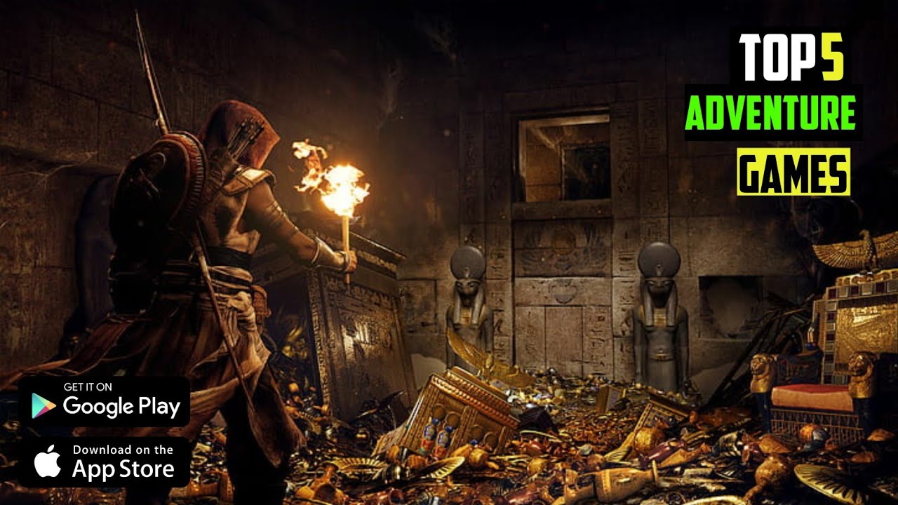 TOP 5 BEST MOBILE ADVENTURE GAME FOR MOBILE | ANDROID AND IOS | @tmg ...