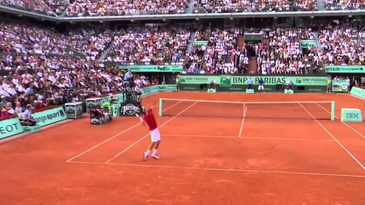 2011RG Federer smash back.avi - YouTube