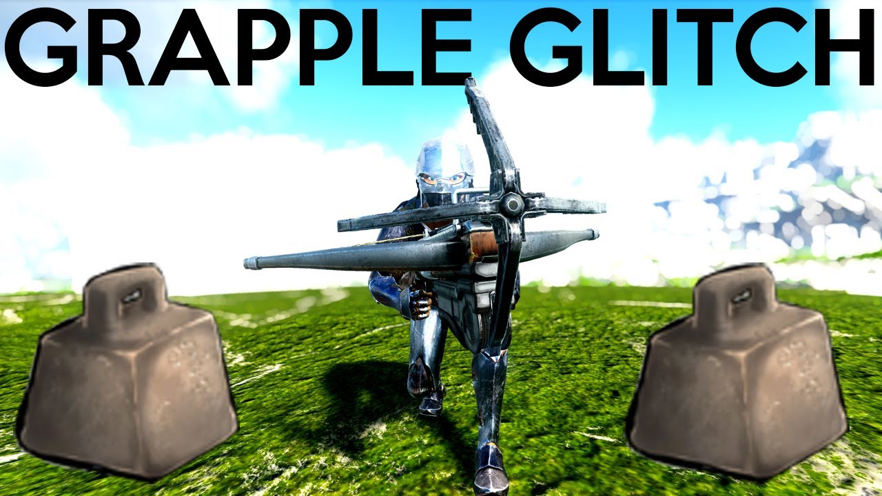 How To Move Even When Encumbered - ARK Grapple Glitch - YouTube