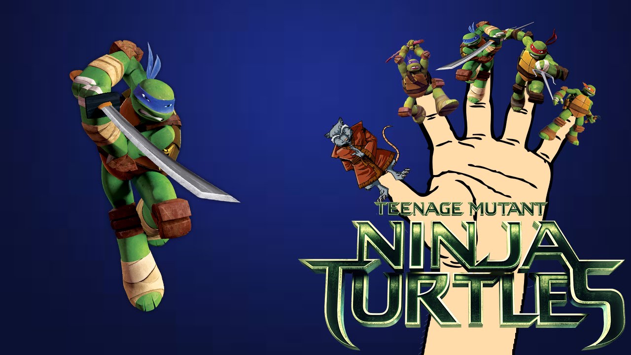Finger Family Ninja Turtles | Finger Family Rhymes Ninja Turtles Family ...