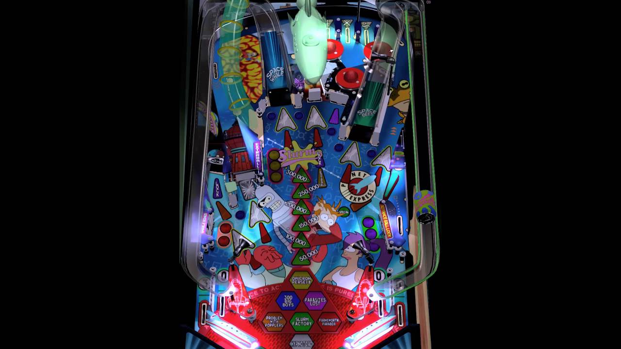 Futurama Pinball - Visual Pinball X (very early preview) - YouTube