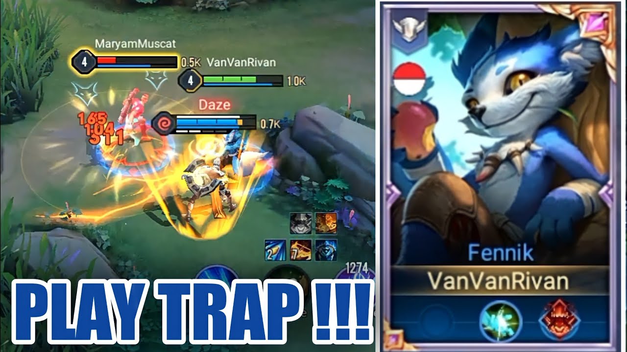 FENNIK AOV JUNGLER || BUILD FENNIK BURST DAMAGE - ARENA OF VALOR - YouTube