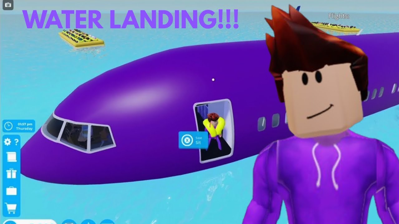 MY FIRST WATER LANDING! | Cabin Crew Simulator - Roblox - YouTube