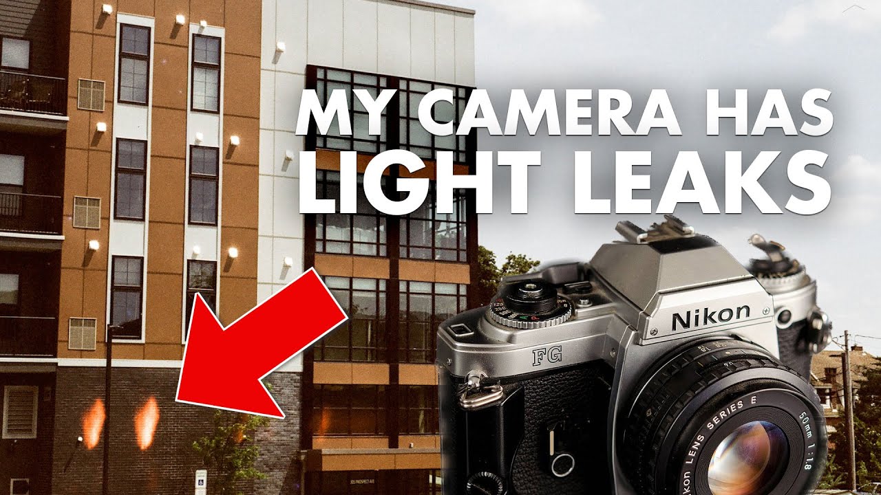 My film camera has a light leak! - YouTube