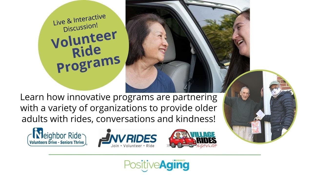 Volunteer Ride Programs for Older Adults - YouTube