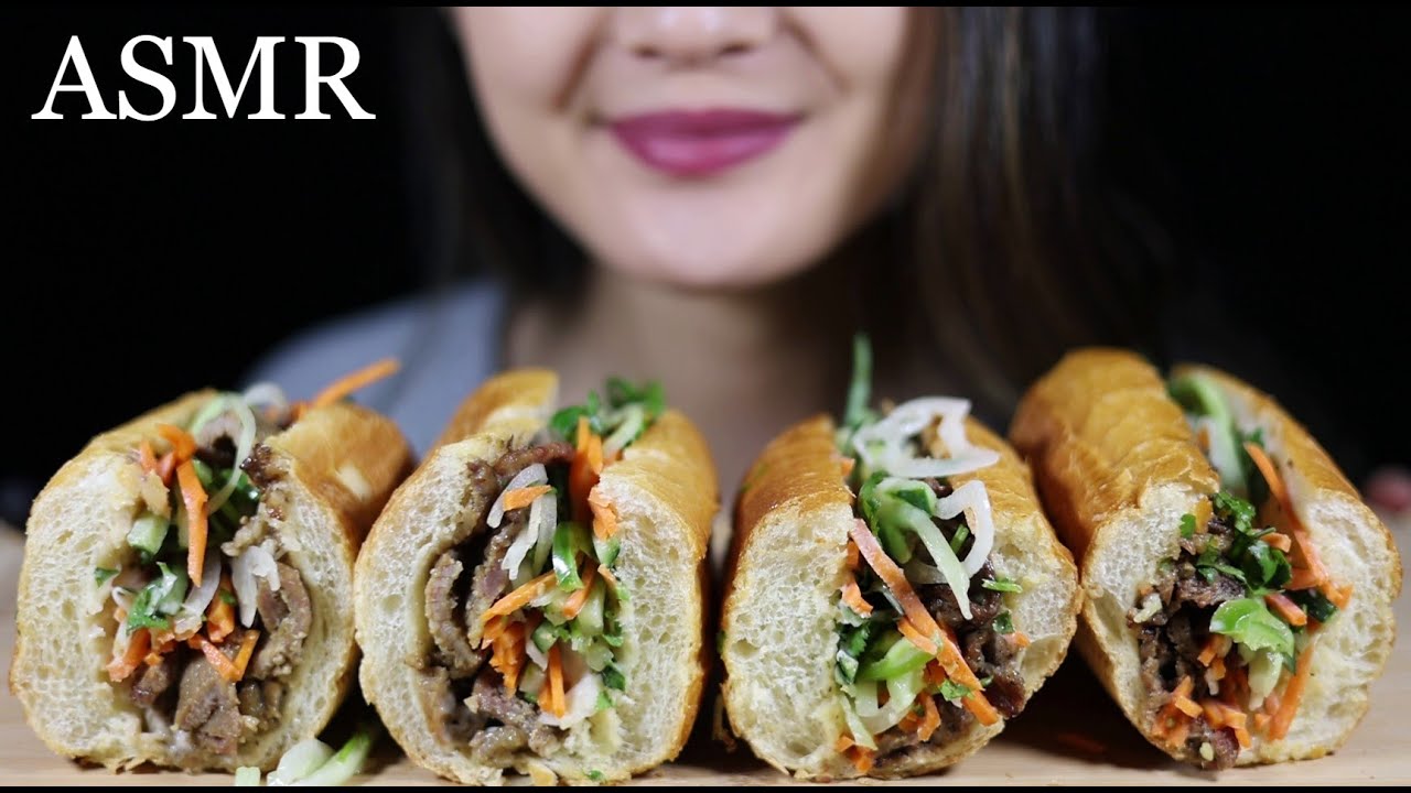 ASMR VIETNAMESE BANH MI SANDWICHES (NO TALKING) - YouTube