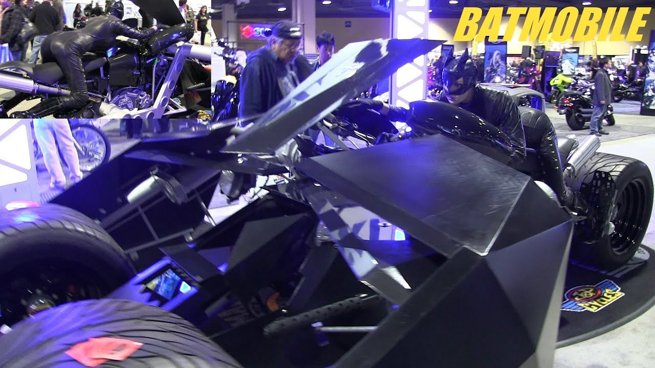 Catwoman and Batman's Batmobile - The Dark Night + A Black DUCATI ...