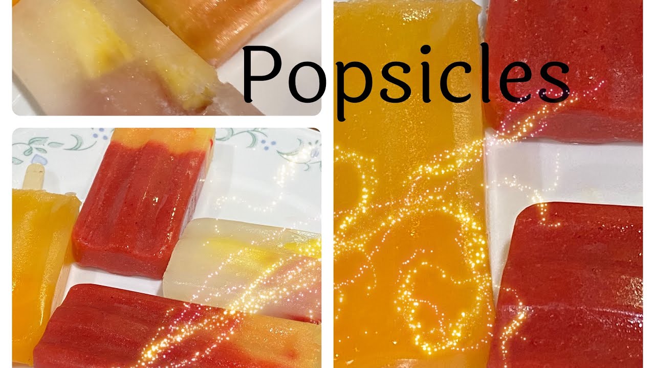Fruits popsicles (no food dye no sugar no preservatives)freshly ...
