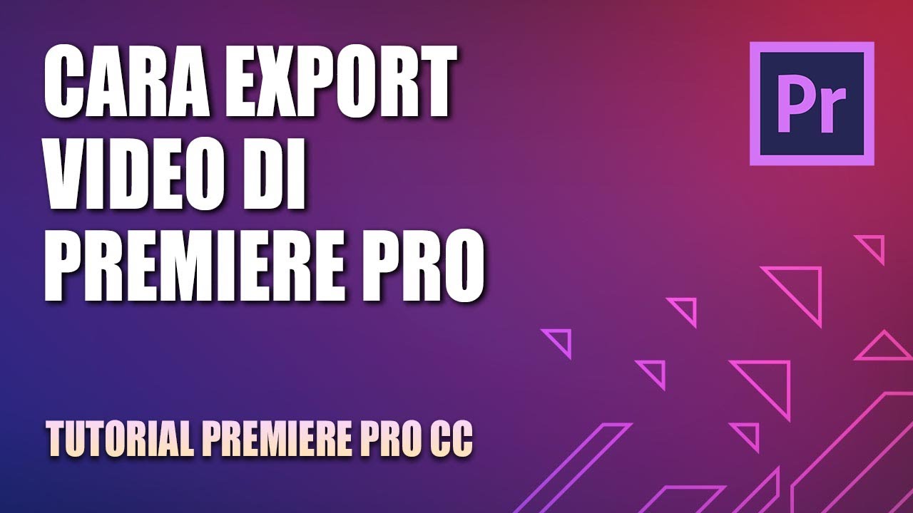 Cara Export Video di Premiere Pro CC dengan Format MP4 - YouTube