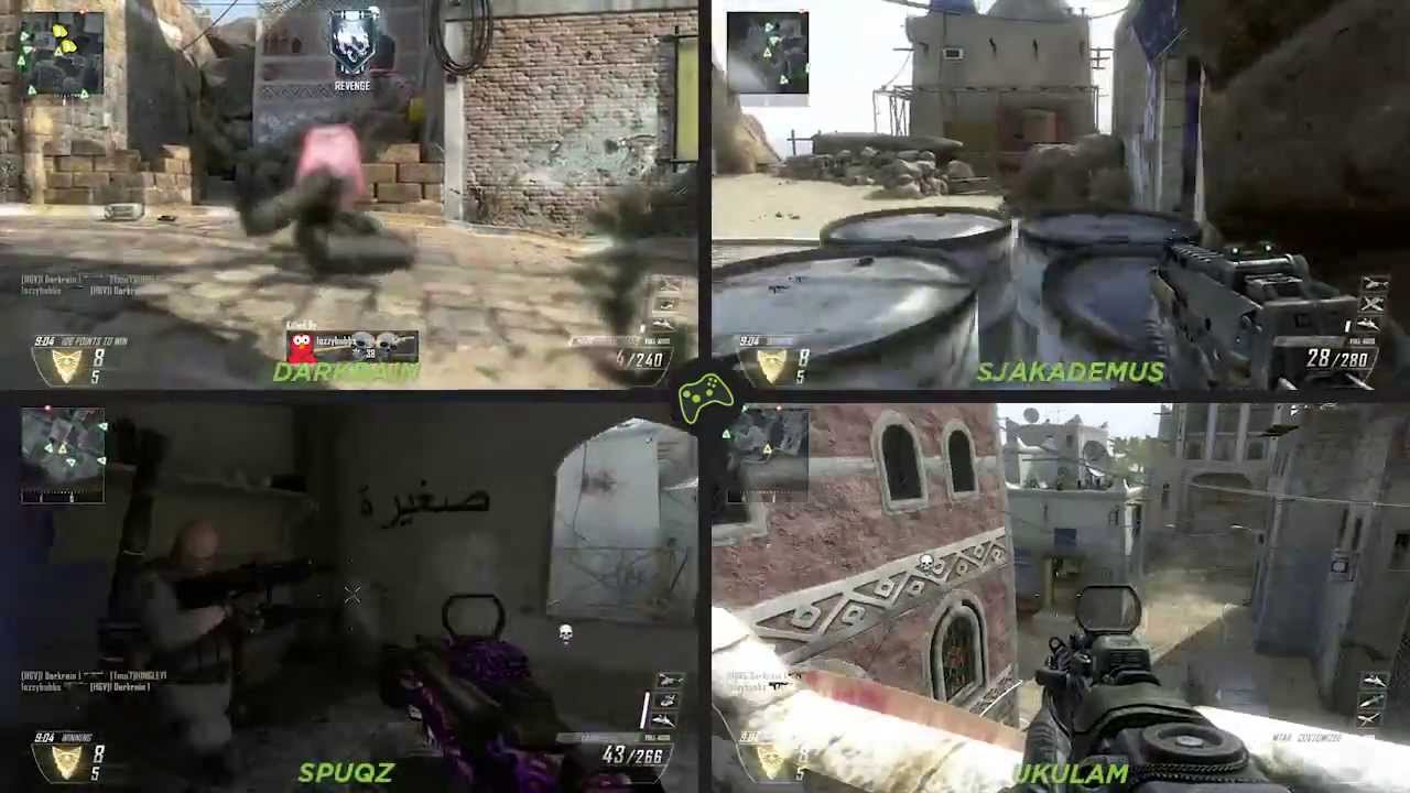 Quad POV - Black Ops 2 Kill Confirmed - Darkrain, SjakaDemus, Spuqz & Ukulam - YouTube