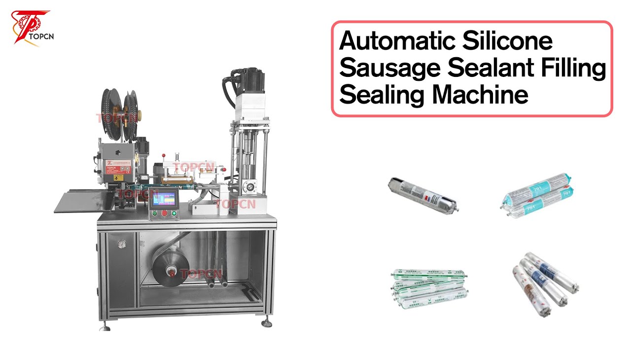 PU sealant filling sealing machine automatic sausage silicone ...