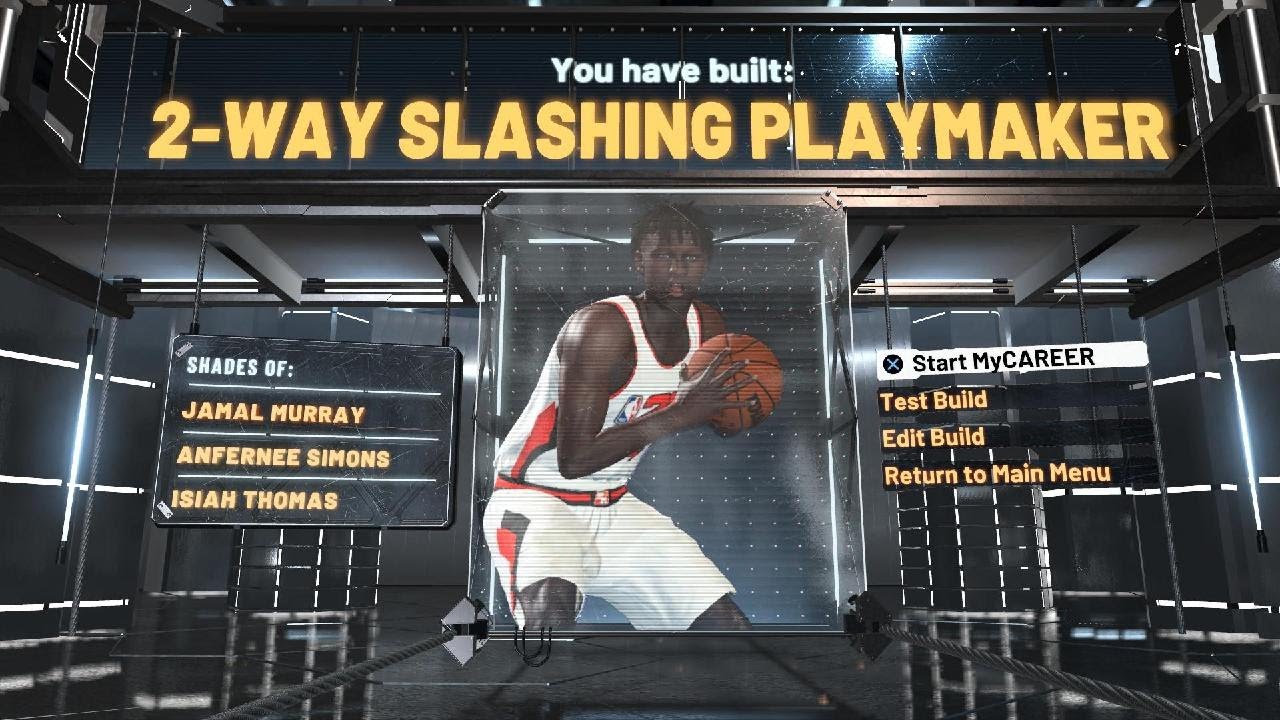 MAKING A 2-WAY SLASHING PLAYMAKER | NBA 2K22 CURRENT GEN BUILDS - YouTube