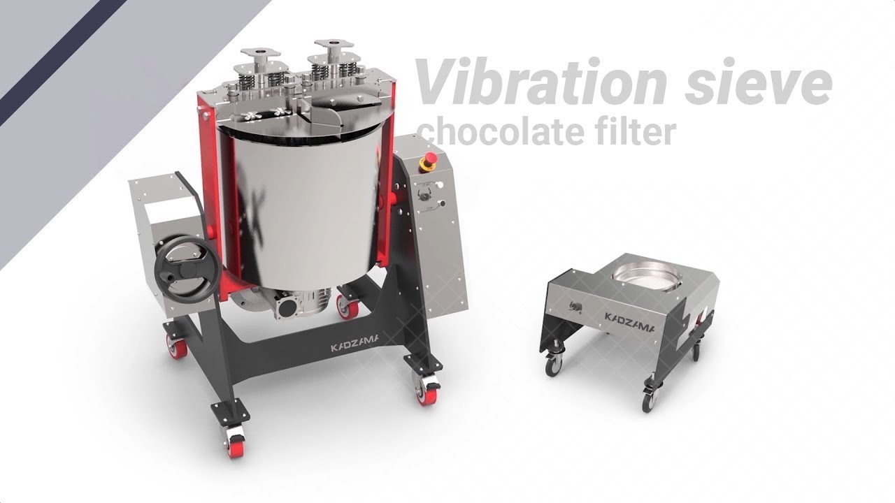 Vibration sieve - chocolate filter | KADZAMA - YouTube