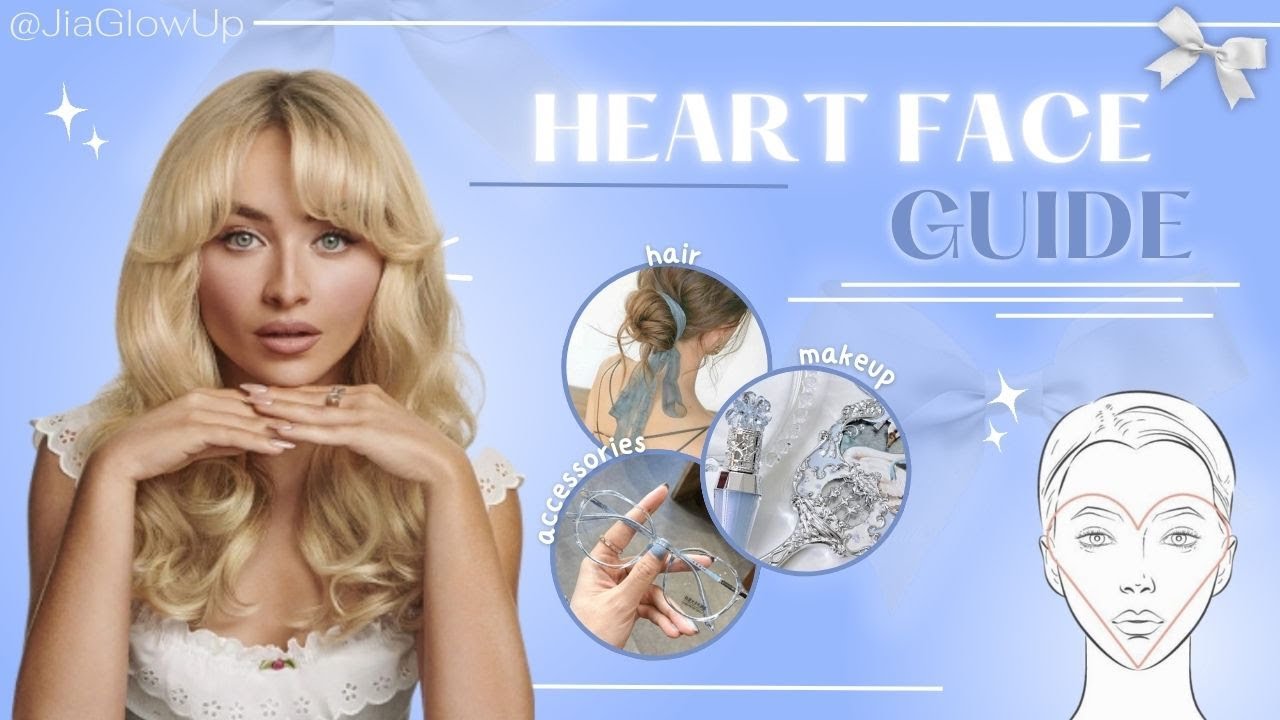 The Heart Face Guide!! ˚˖𓍢ִ໋🦢˚ JiaGlowUp!! - YouTube