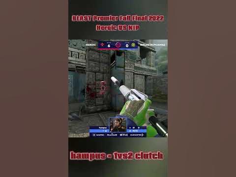 CS:GO Heroic vs Nip BLAST Premier Fall Final 2022 | hampus - 1vs2 clutch #csgo #shorts - YouTube