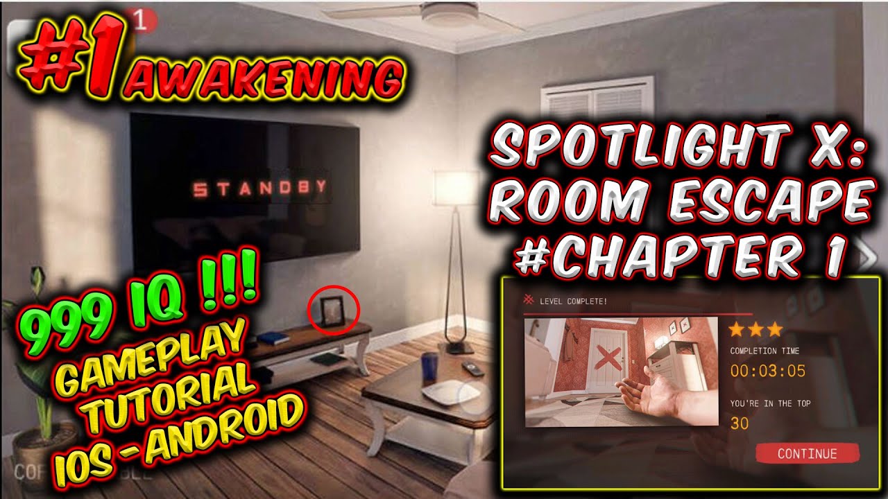 Spotlight X: Room Escape - Chapter1~Part1: Awakening (iOS, Android ...