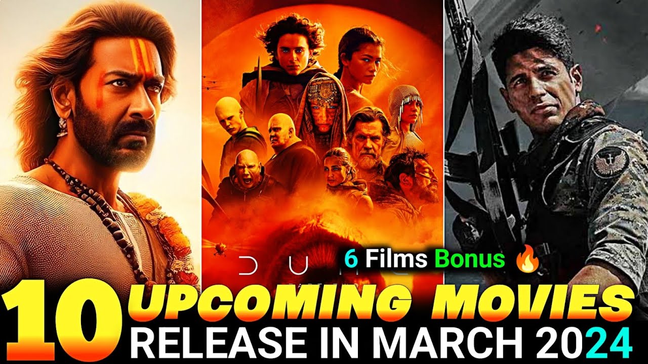 Upcoming Movies Release In March 2024|| 16 Upcoming South,Bollywood ...