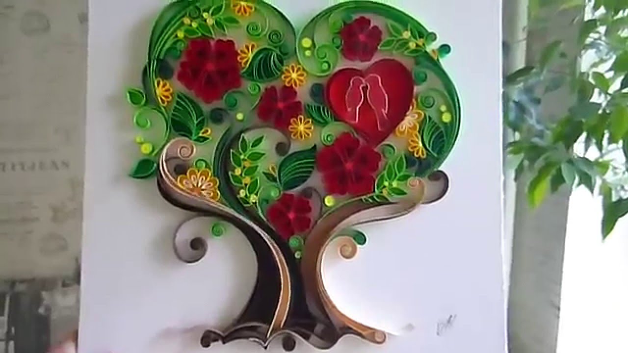 love tree colored - YouTube