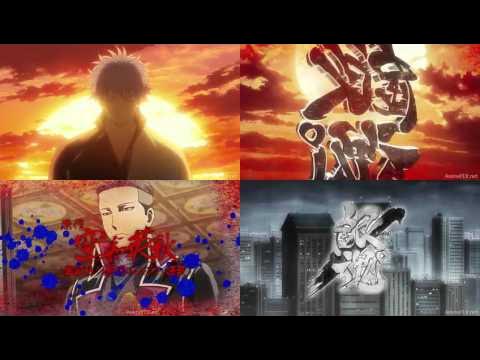 Gintama Opening 17 All versions (comparative) - YouTube