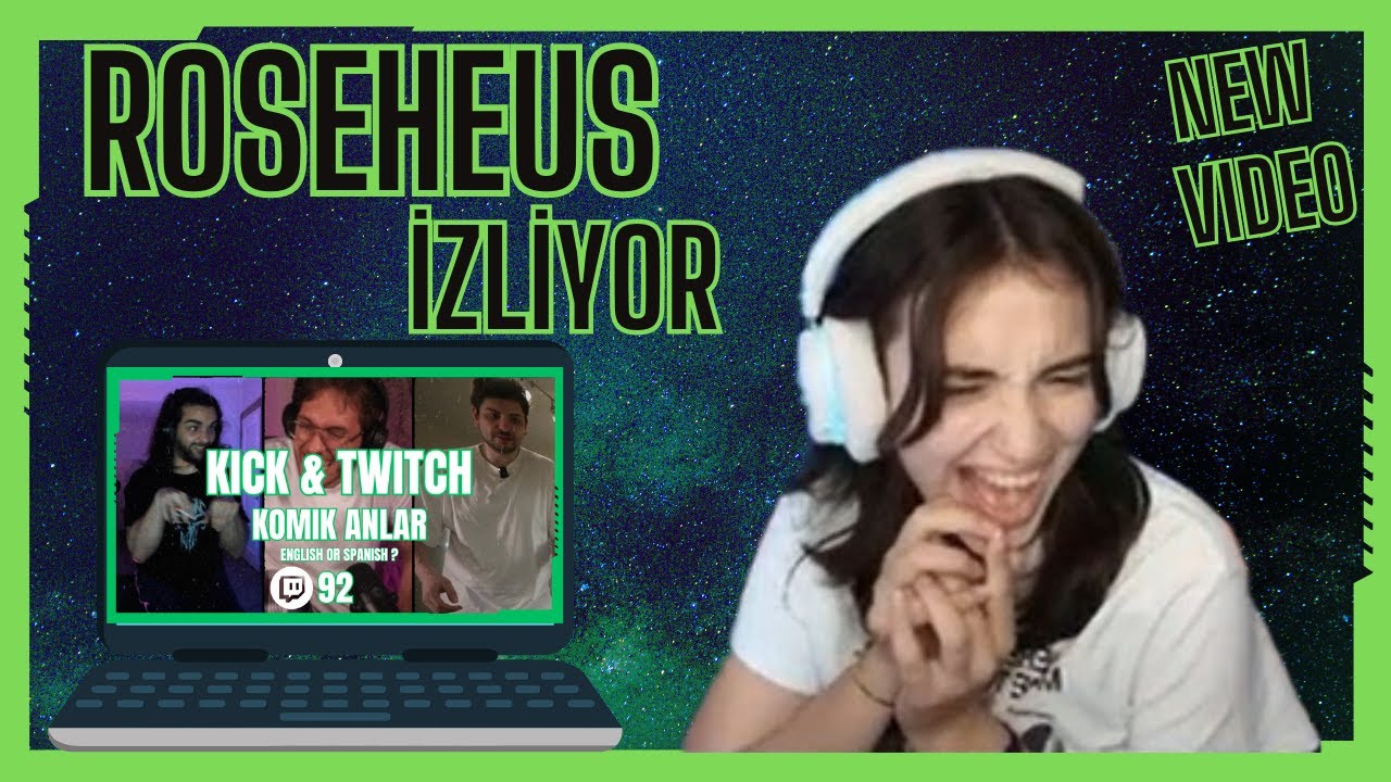 @RoseHeus İZLİYOR "English or Spanish ?" Kick & Twitch Komik Anlar #92 ...